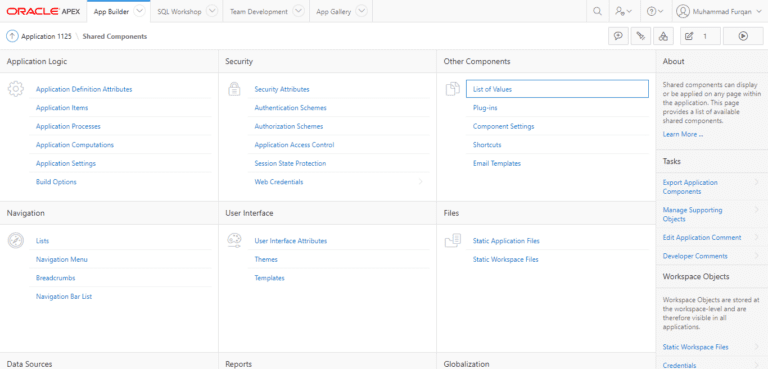 Expanded Shared LOVs | Oracle APEX - MaxAPEX MaxAPEX Cloud